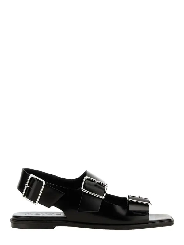 AeydĒ Flat Sandals - Black