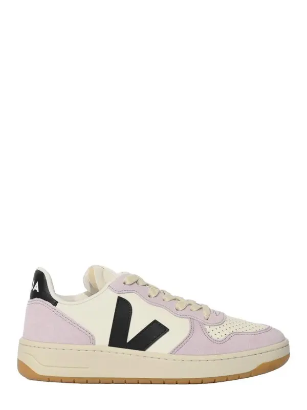 VEJA V-10 O.t. Leather Sneakers - Black
