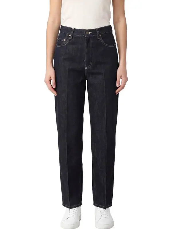Fabiana Filippi High-waisted Straight Leg Jeans With Monile Embellishment - Blue