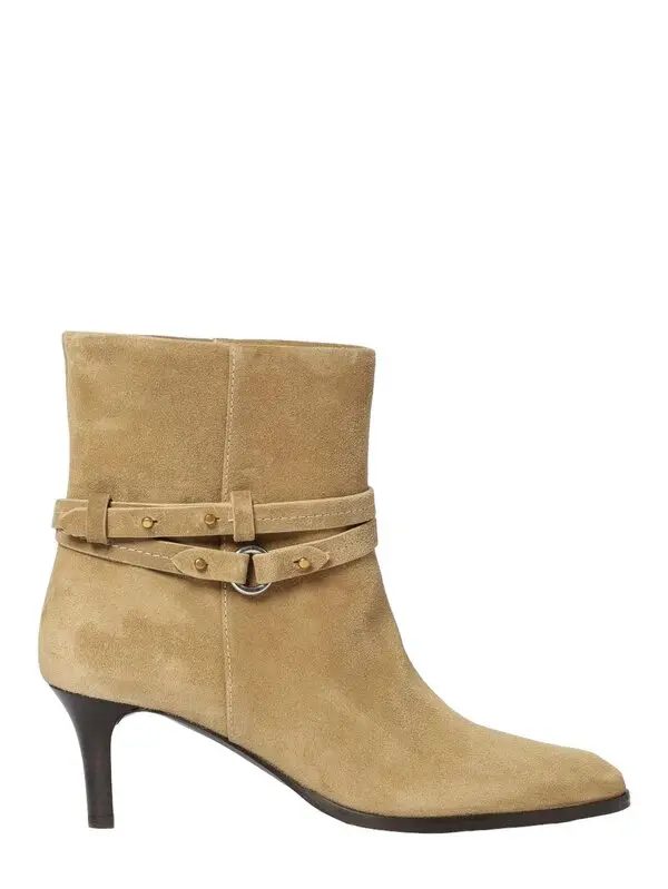 Isabel Marant Étoile Suede Meyli Ankle Boots - Beige