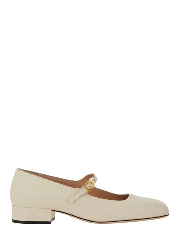 Bally Mary Jane Court Shoes - Ivory