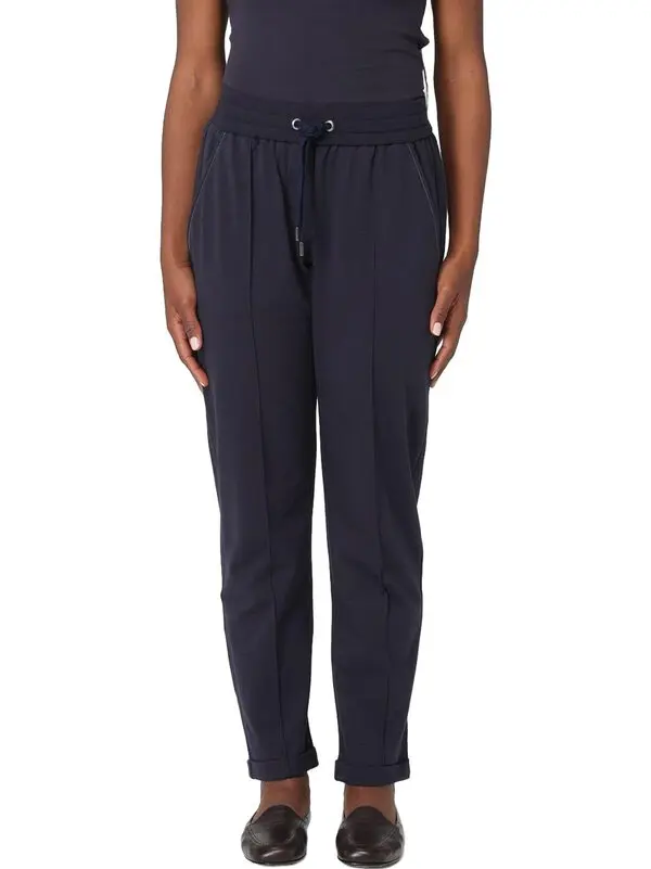 Brunello Cucinelli Drawstring Trousers - Blue
