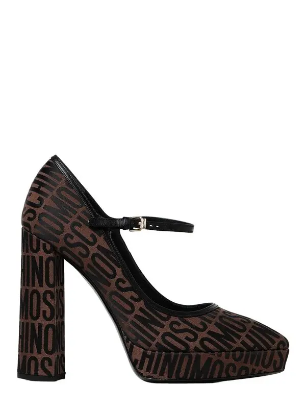 Moschino Mary Jane Platform Pumps - Brown