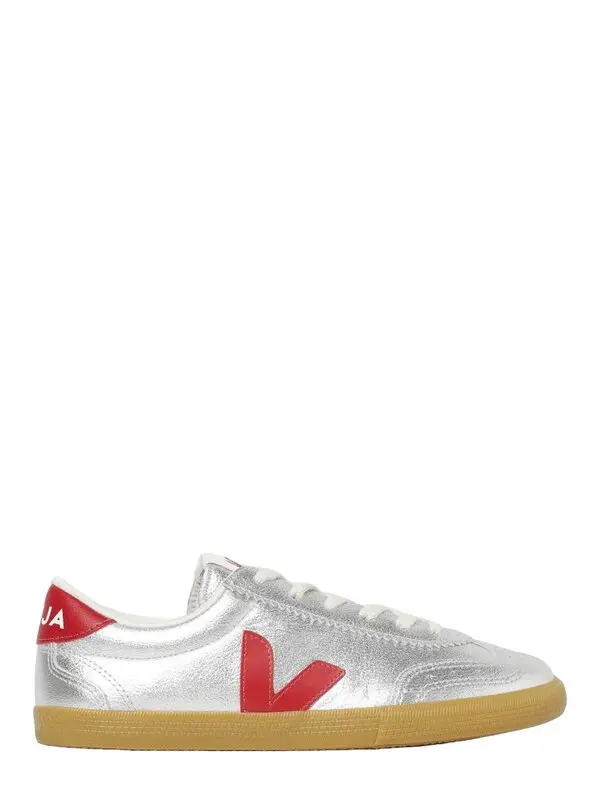 VEJA Metallic Trainers - Silver
