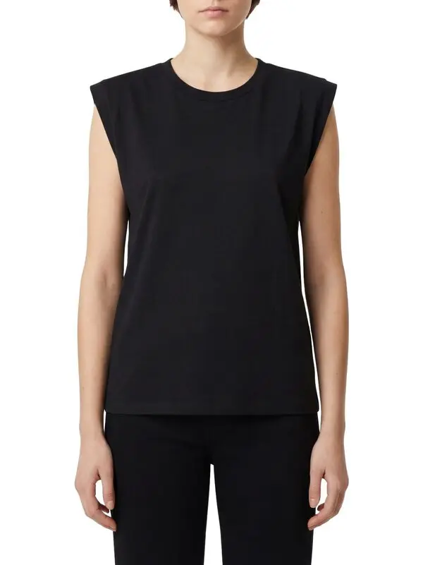 DONDUP Cotton Sleeveless Top - Black
