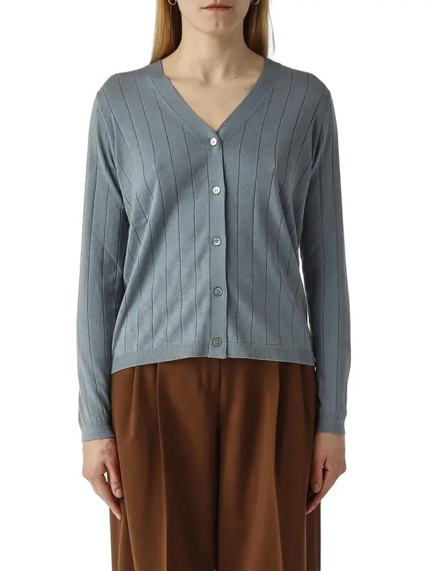 Max Mara Cotton And Silk Blend Cardigan - Avion