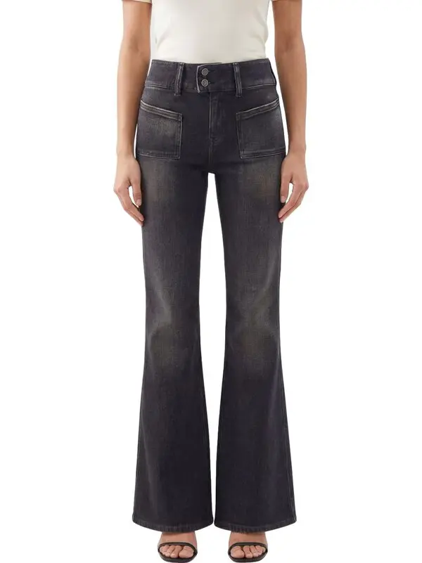 DIESEL® Flare Leg Jeans - Black