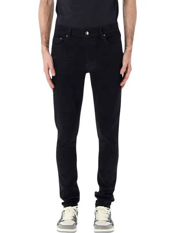 Amiri Distressed Slim Fit Jeans - Black