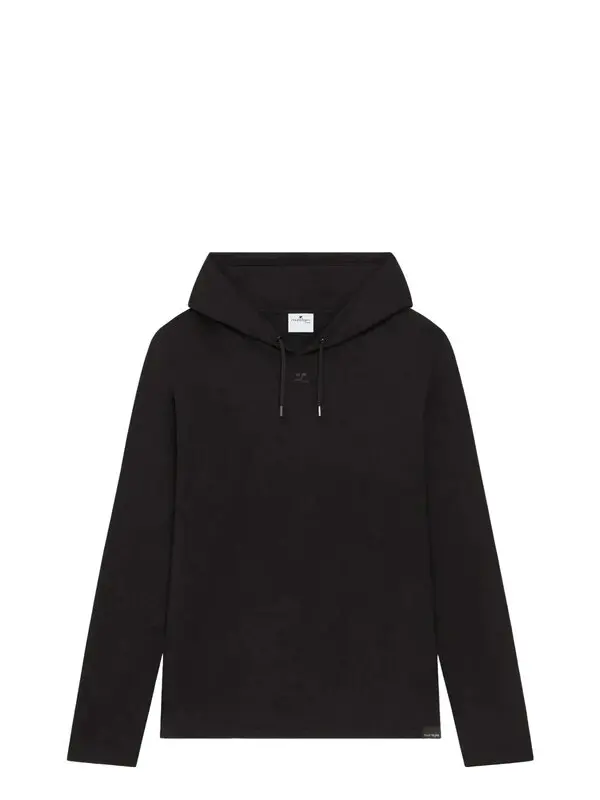 COURREGES Hooded Sweatshirt - Black