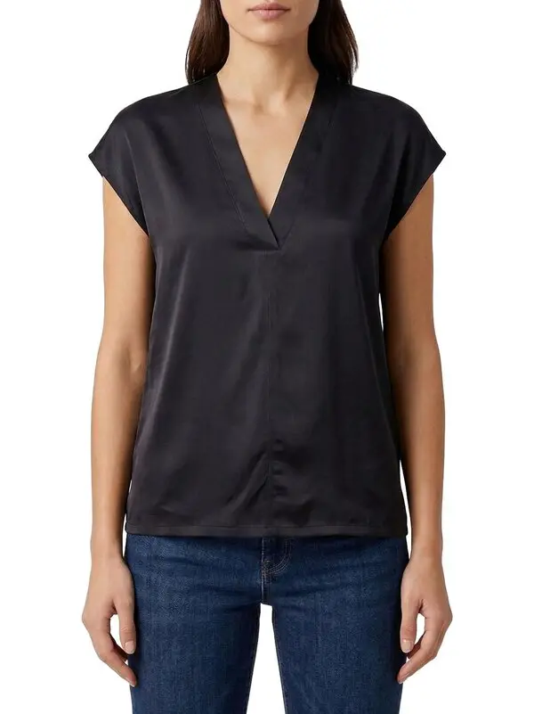 THOM KROM Viscose Top - Black