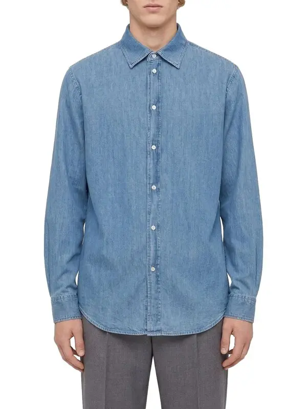 JIL SANDER Cotton Shirt - Grey