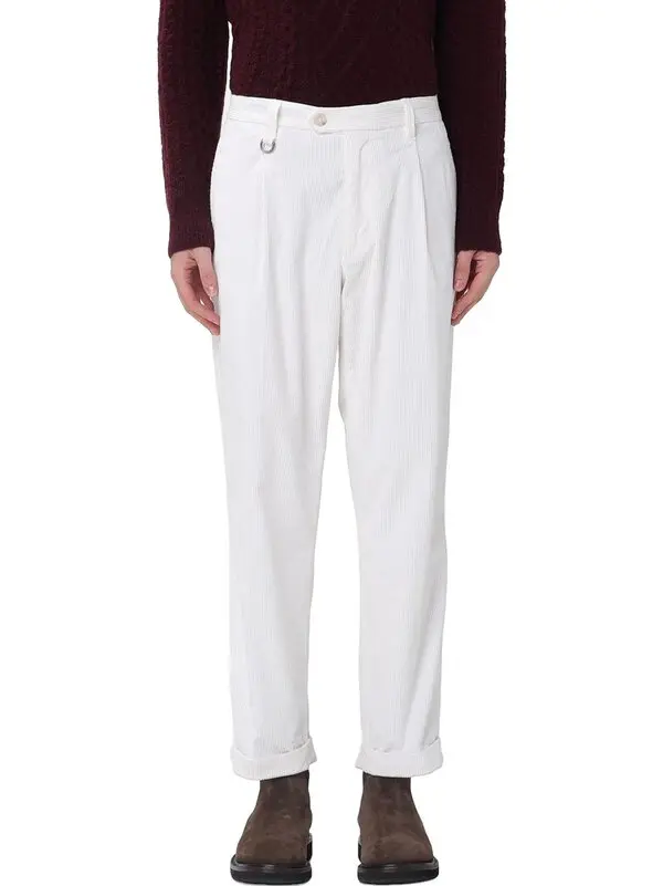 PAOLO PECORA Trousers Colour - White
