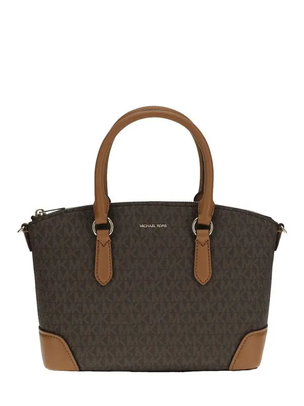 Michael Kors Murphy Medium Signature Logo Handbag - Brown