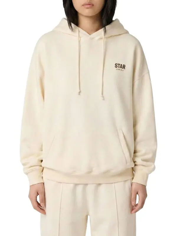 GOLDEN GOOSE Pure Cotton Hoodie - White