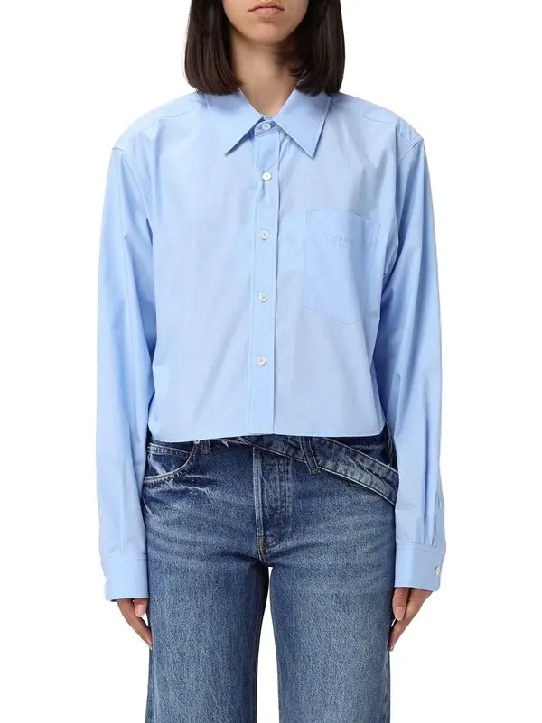 Alexander Wang Stretch Cotton Shirt - Blue