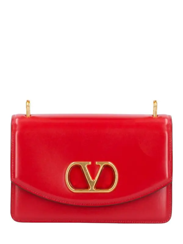 Valentino Garavani Vain Small Leather Bag - Red
