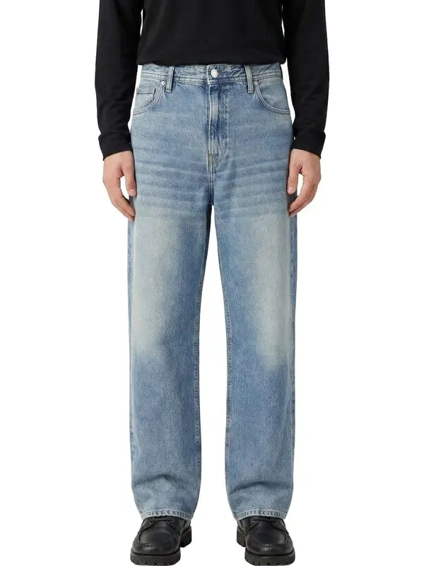 HAIKURE Bleached Denim 5-pocket Jeans - Blue