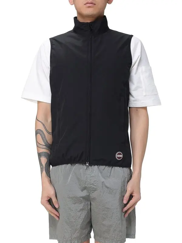 COLMAR Stretch Technical Fabric Vest - Black
