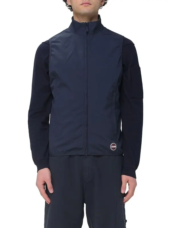 COLMAR Stretch Technical Fabric Vest - Blue