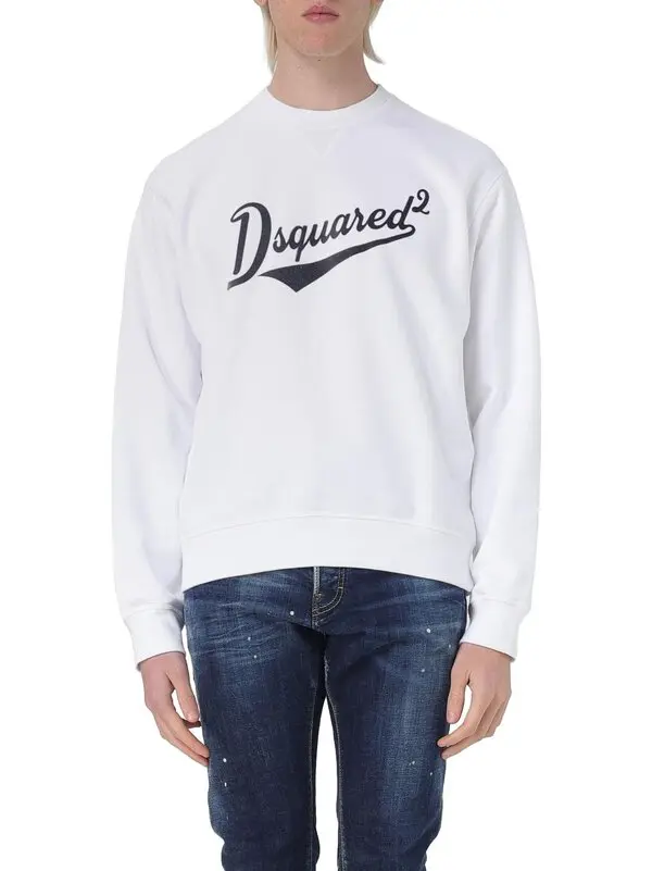Dsquared2 Logo Crewneck Sweatshirt - White