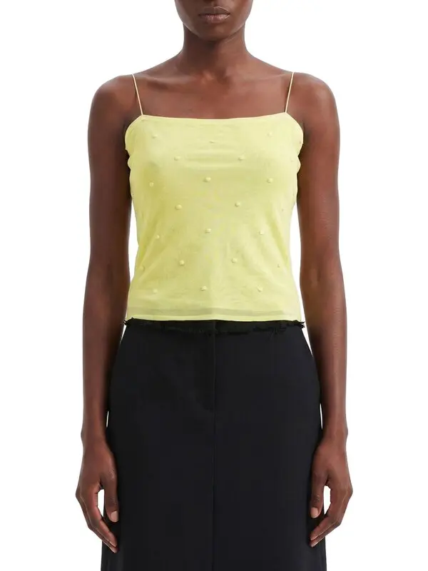 Jacquemus Off-the-shoulder Embellished Top - Yellow