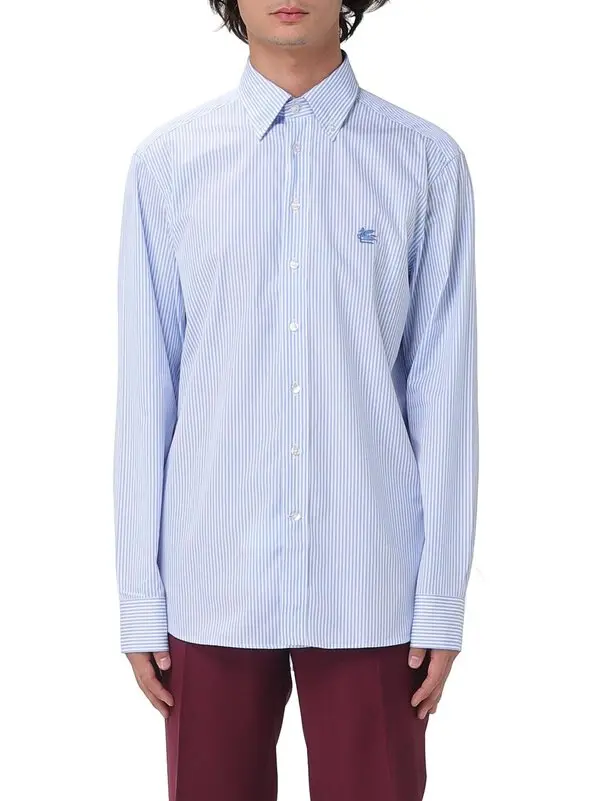 Etro Shirt Colour - Gnawed Blue