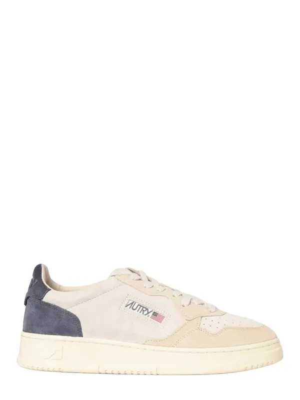 AUTRY Medalist Low Suede Sneakers - Sand