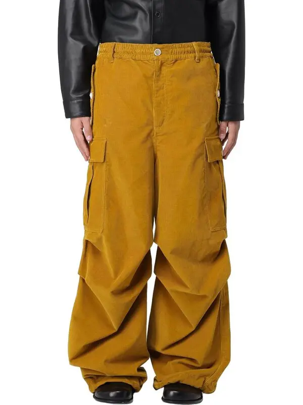 Marni Corduroy Cargo Trousers - Yellow