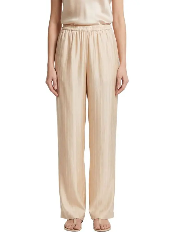 Loulou De Saison Wide Leg Trousers - Beige