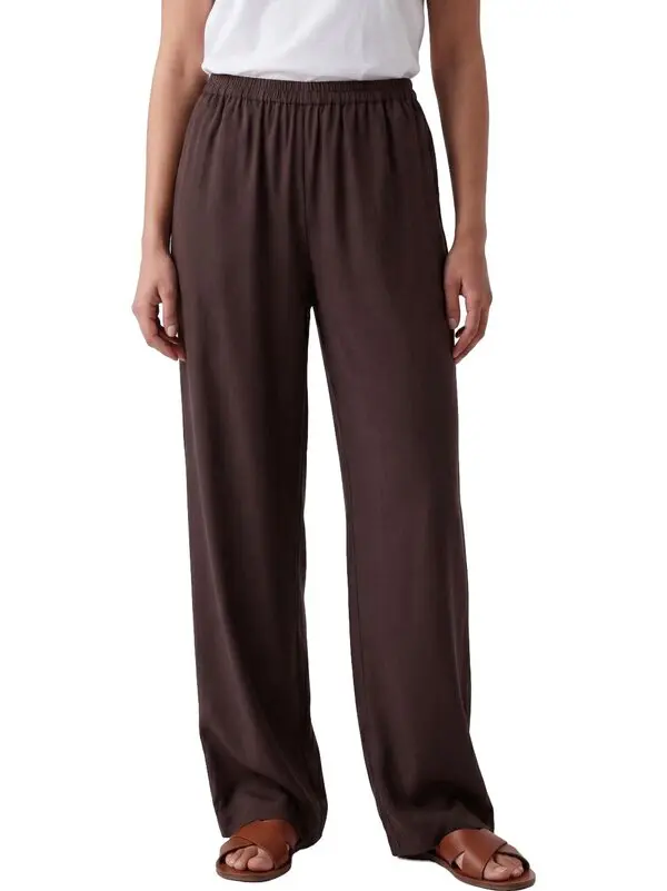 Loulou De Saison Wide Leg Trousers - Brown