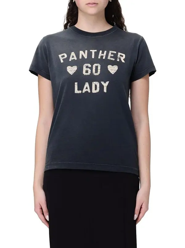 Valentino Garavani Cotton T-shirt With Logo Print - Black