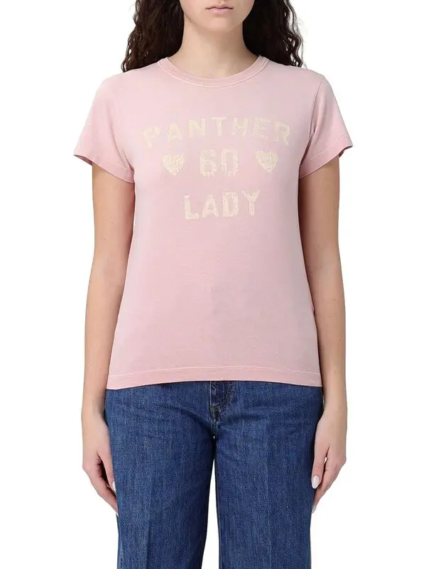 Valentino Garavani Cotton T-shirt With Logo Print - Pink