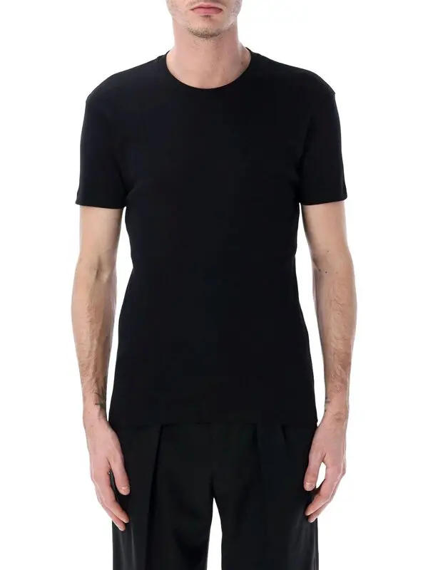 TOM FORD Basic Cotton T-shirt - Black