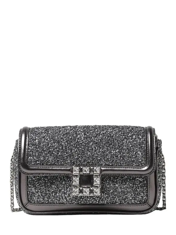 ROGER VIVIER Textured Mini Bag - Silver