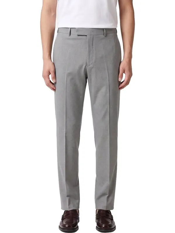 JIL SANDER Virgin Wool Tailored Trousers - Grey
