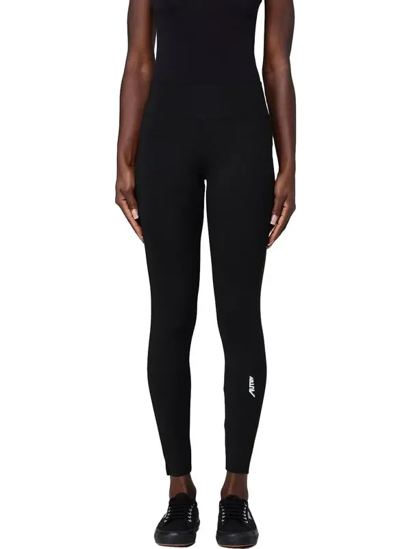 AUTRY Stretch Technical Fabric Leggings - Black