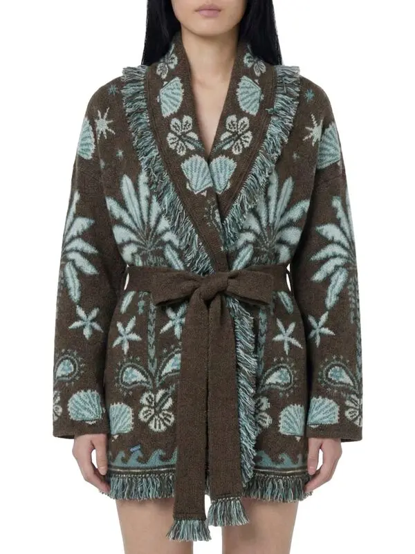 Alanui Printed Jumper - Brown