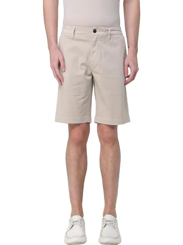 Eleventy Stretch Cotton Chino Shorts - Sand