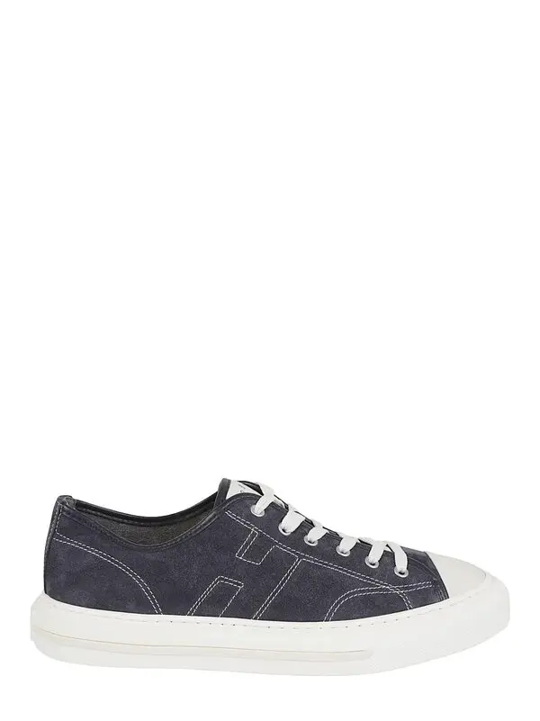 Hogan Suede H691 Lace-up Sneakers - Blue
