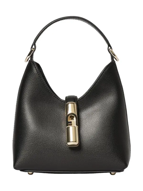 Furla Mini Bag With Clasp Closure - Black