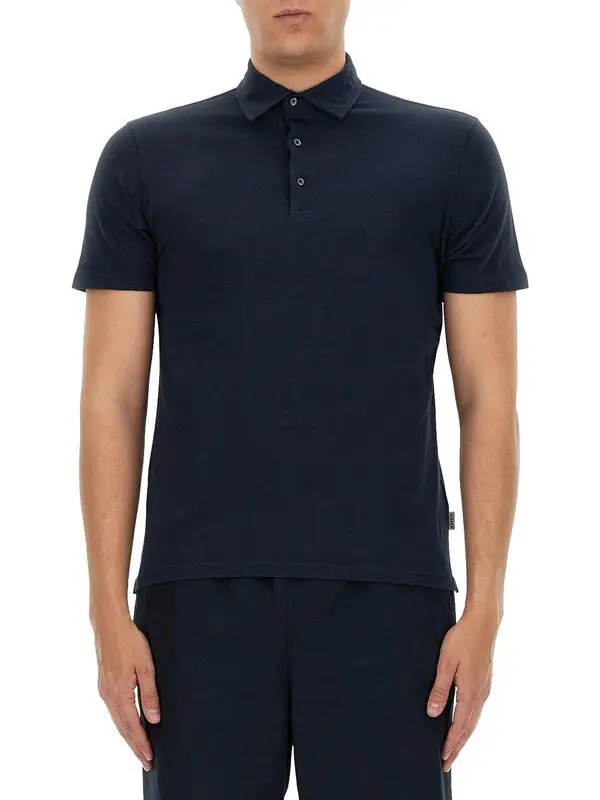 Aspesi Cotton Polo Shirt - Blue