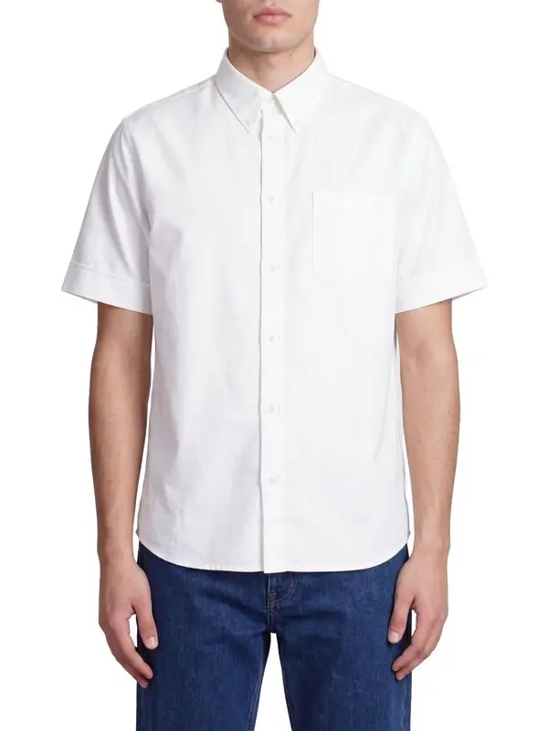 A.p.c. Organic Cotton Casual Shirt - White
