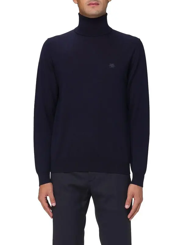 Etro Turtleneck Sweater - Blue