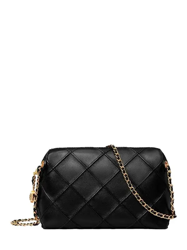 Tory Burch Quilted Chain Bag - Black