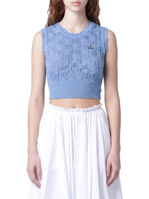 VIVIENNE WESTWOOD Ella Knit Top - Blue