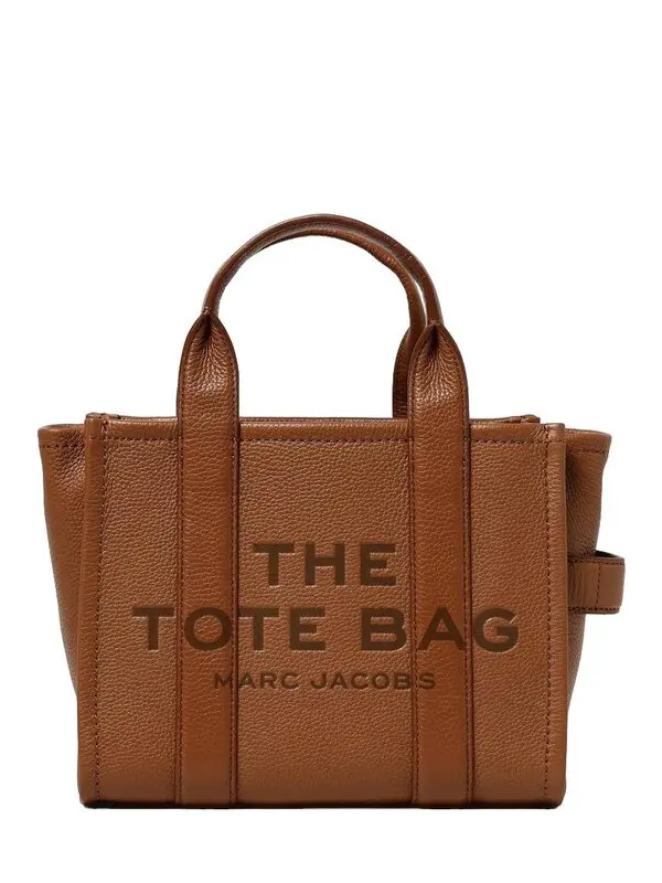 Marc Jacobs Small Tote Bag In With Tone-on-tone Logo - Brown