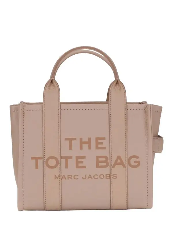 Marc Jacobs Small Tote Bag In With Tone-on-tone Logo - Pink