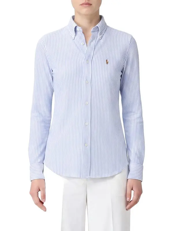 Polo Ralph Lauren Striped Cotton Button-down Shirt - Blue
