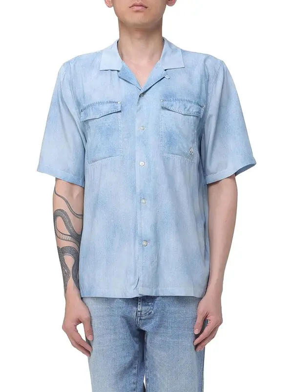 Moose Knuckles Shirt Colour - Gnawed Blue