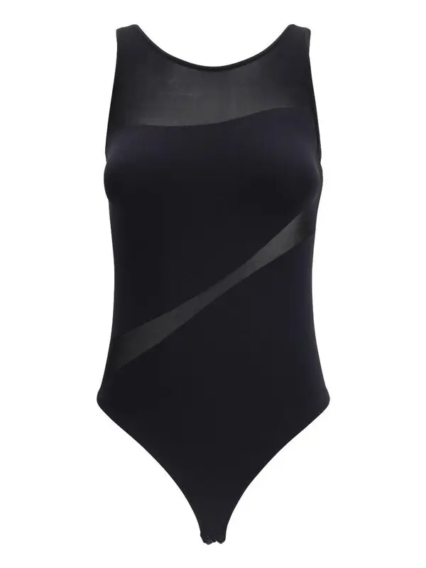 Wolford Jersey Bodysuit Top - Black